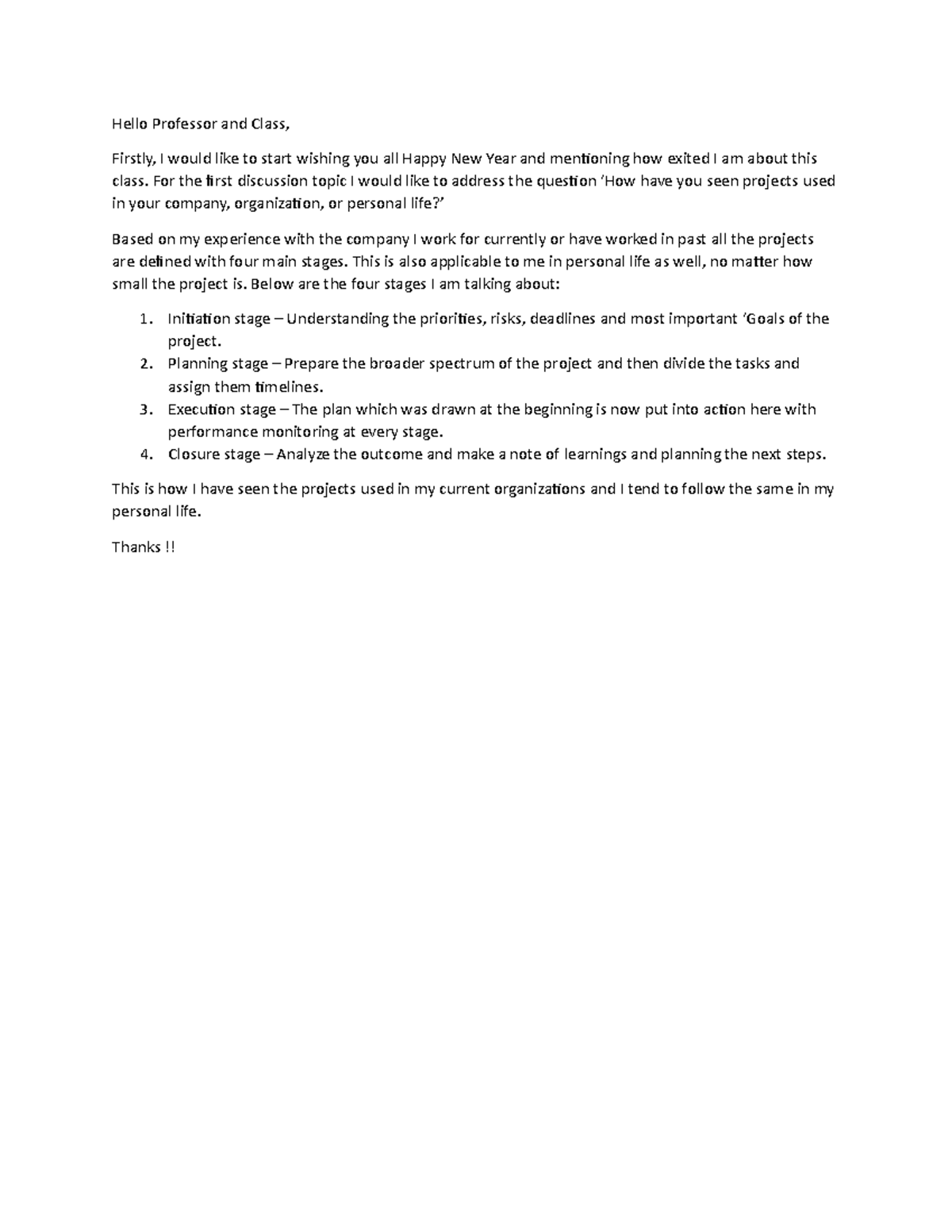 1st Post Assignment And Tutorial Work Hello Professor And Class Firstly I Would Like To