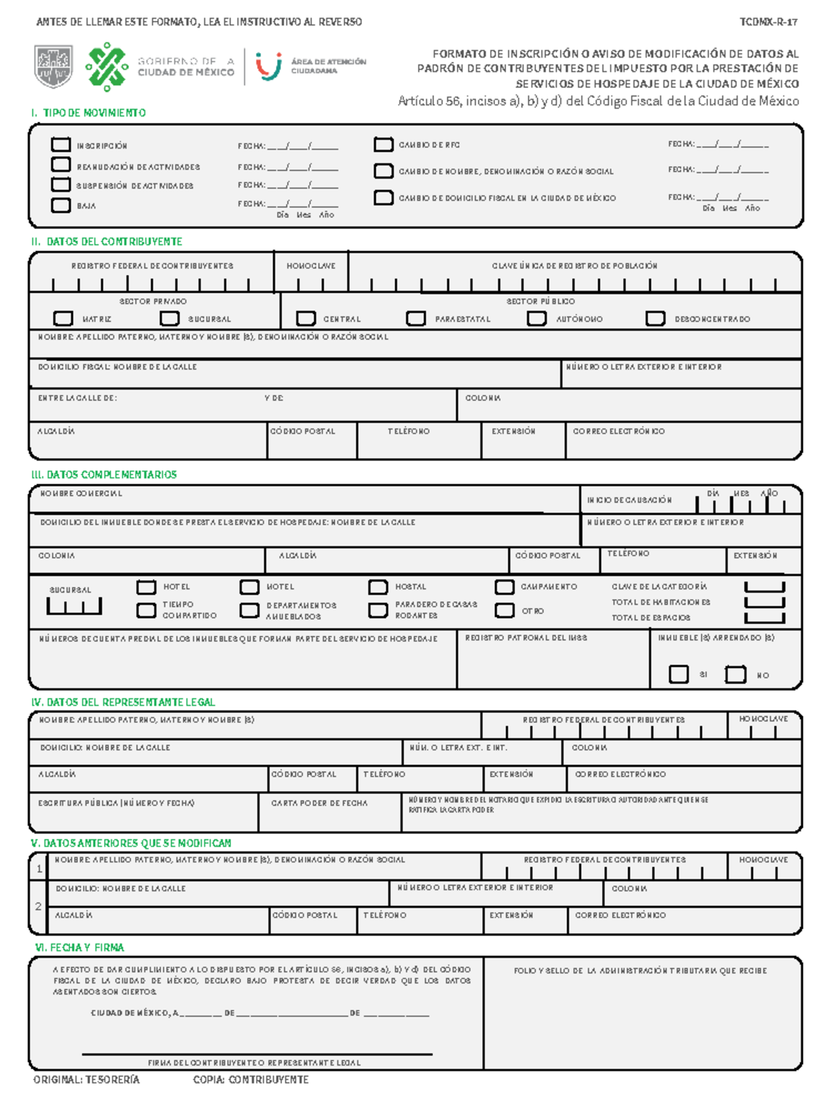 SEC Finanzas - ANTES DE LLENAR ESTE FORMATO, LEA EL INSTRUCTIVO AL ...