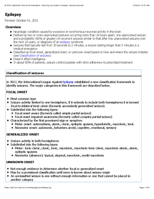 Epilepsy Template - ACTIVE LEARNING TEMPLATES THERAPEUTIC PROCEDURE A ...