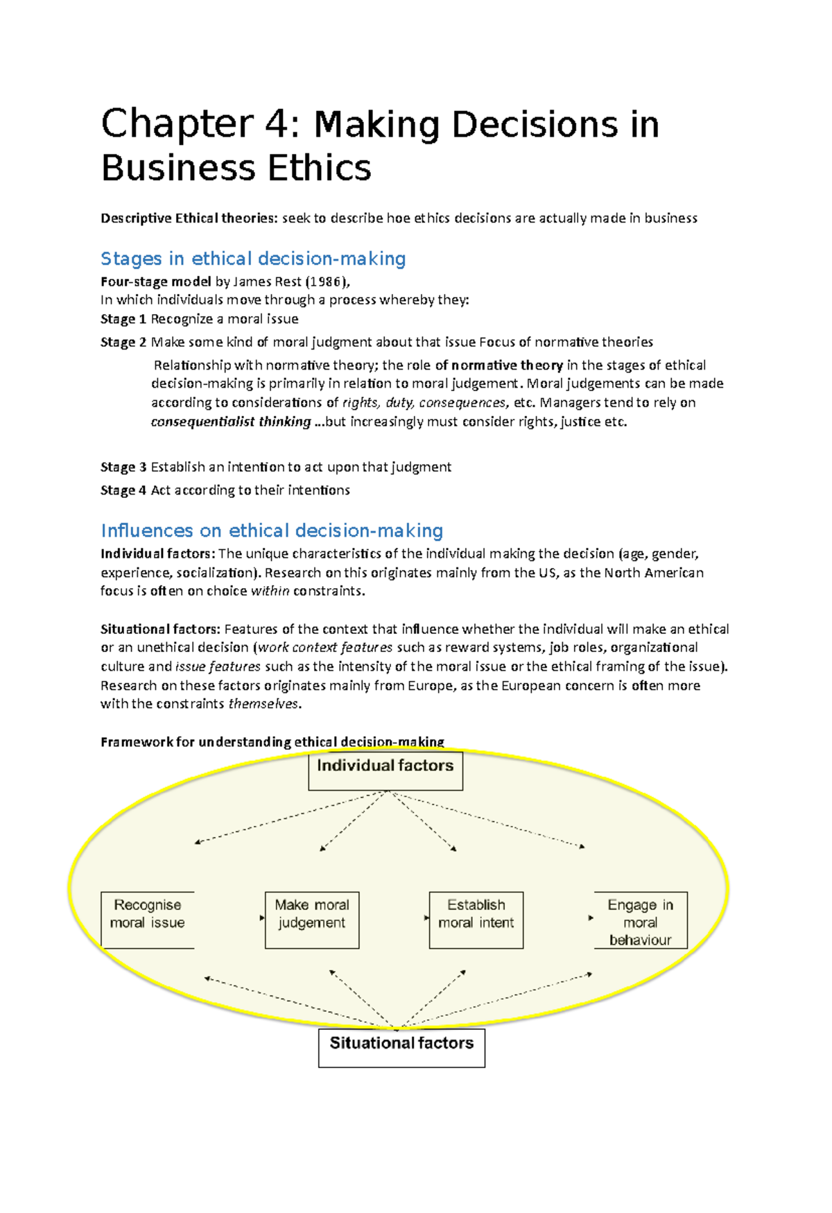 Lecture notes, lecture Week 4 - Montgomery - Chapter 4: Making ...