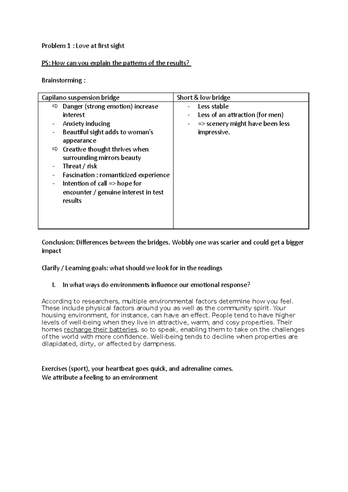 Prob 1 - Love at first sight - Problem 1 : Love at first sight PS: How ...