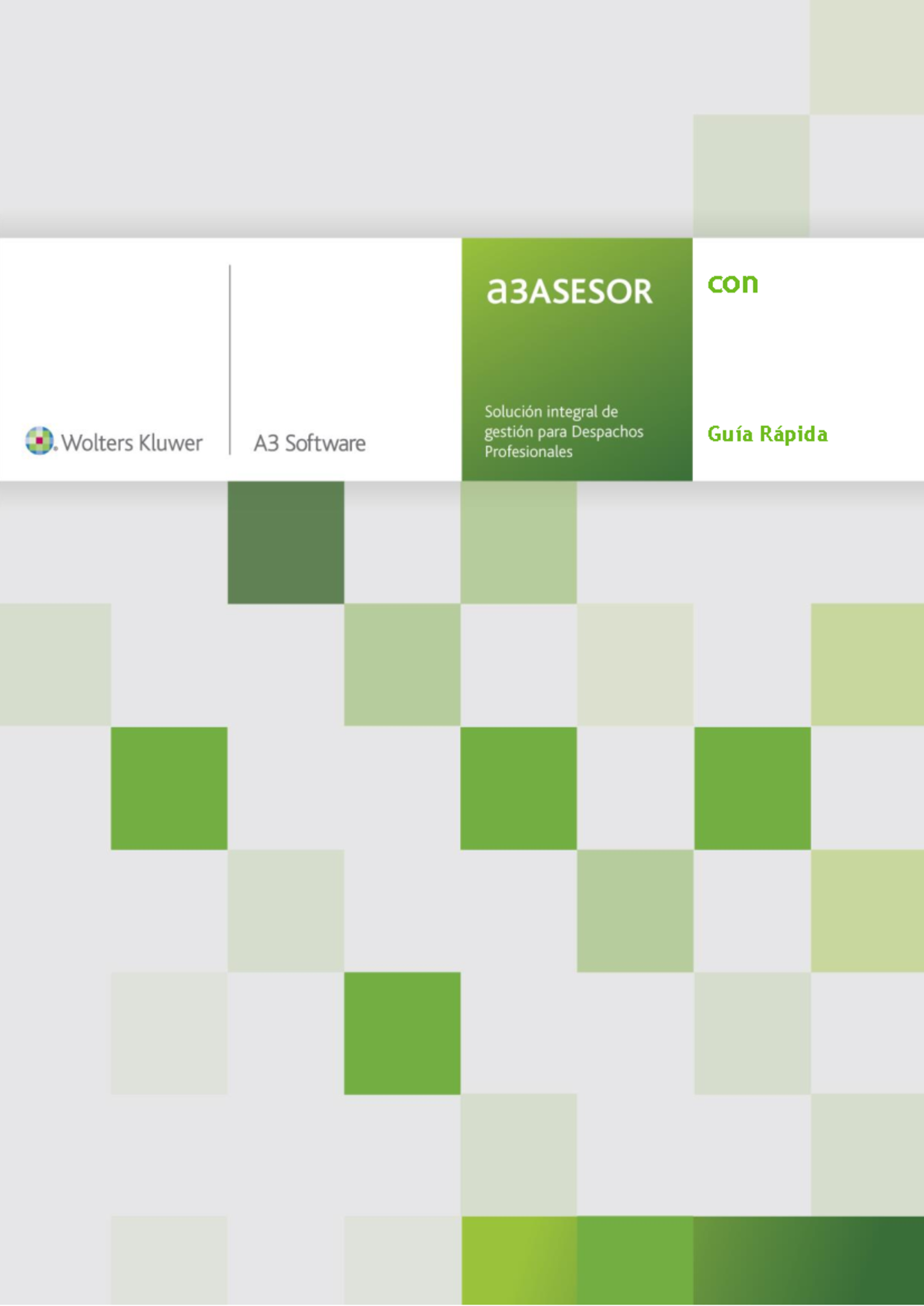 MANUAL PARTE DE LA CONTABILIDAD EN PASOS A3 - GUÍA RÁPIDA a3con con ...