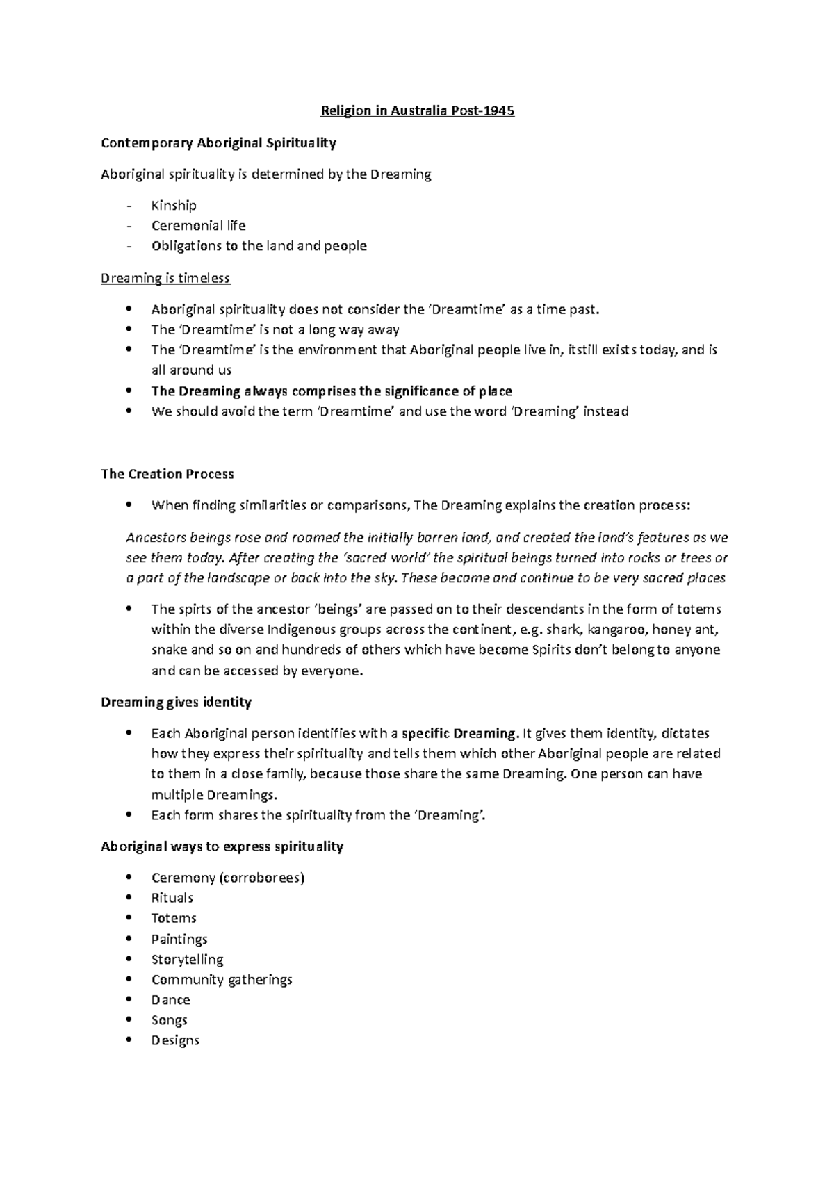 Religion in Australia Post-1945 - Religion in Australia Post ...