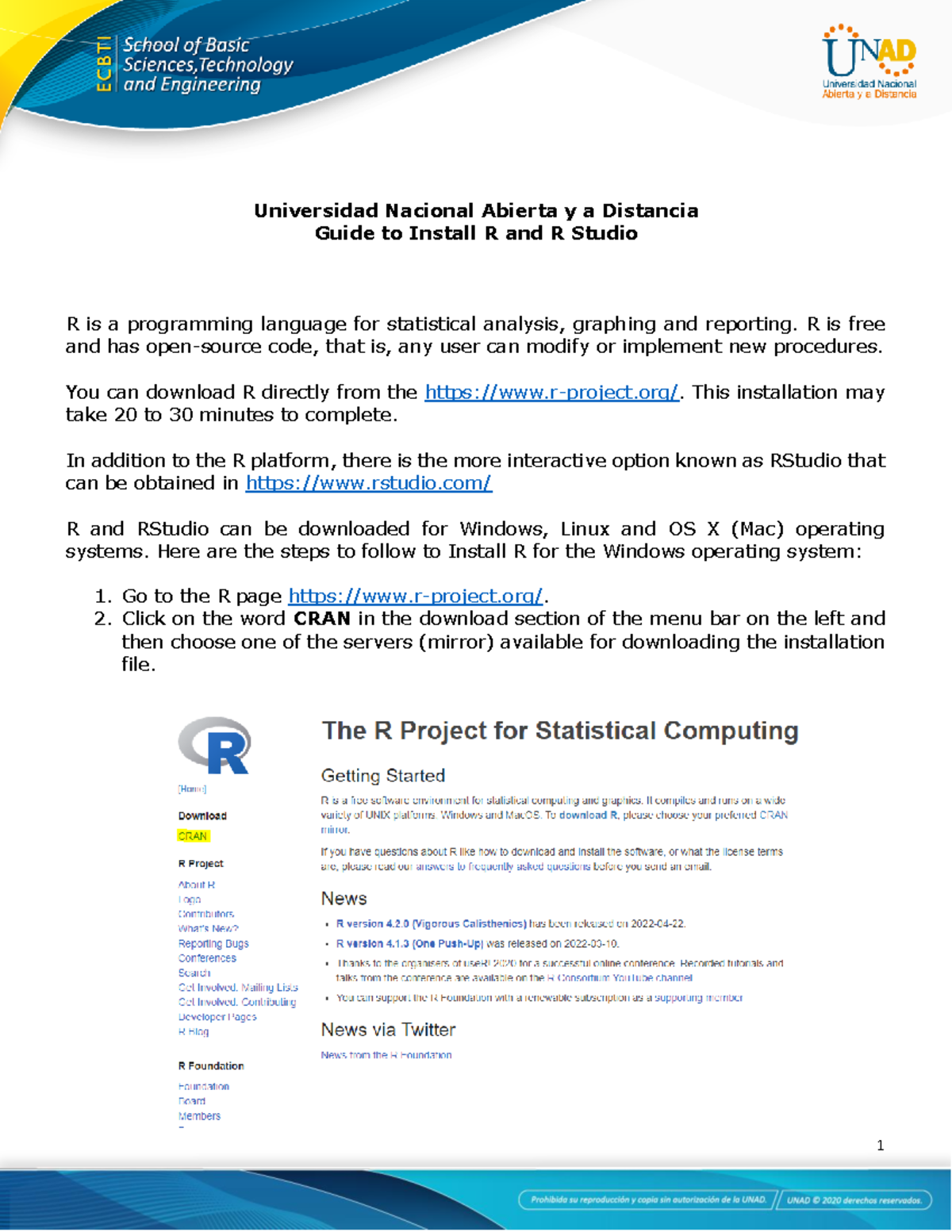 Anexo 2 - Guide to Install R and RStudio - Universidad Nacional Abierta ...