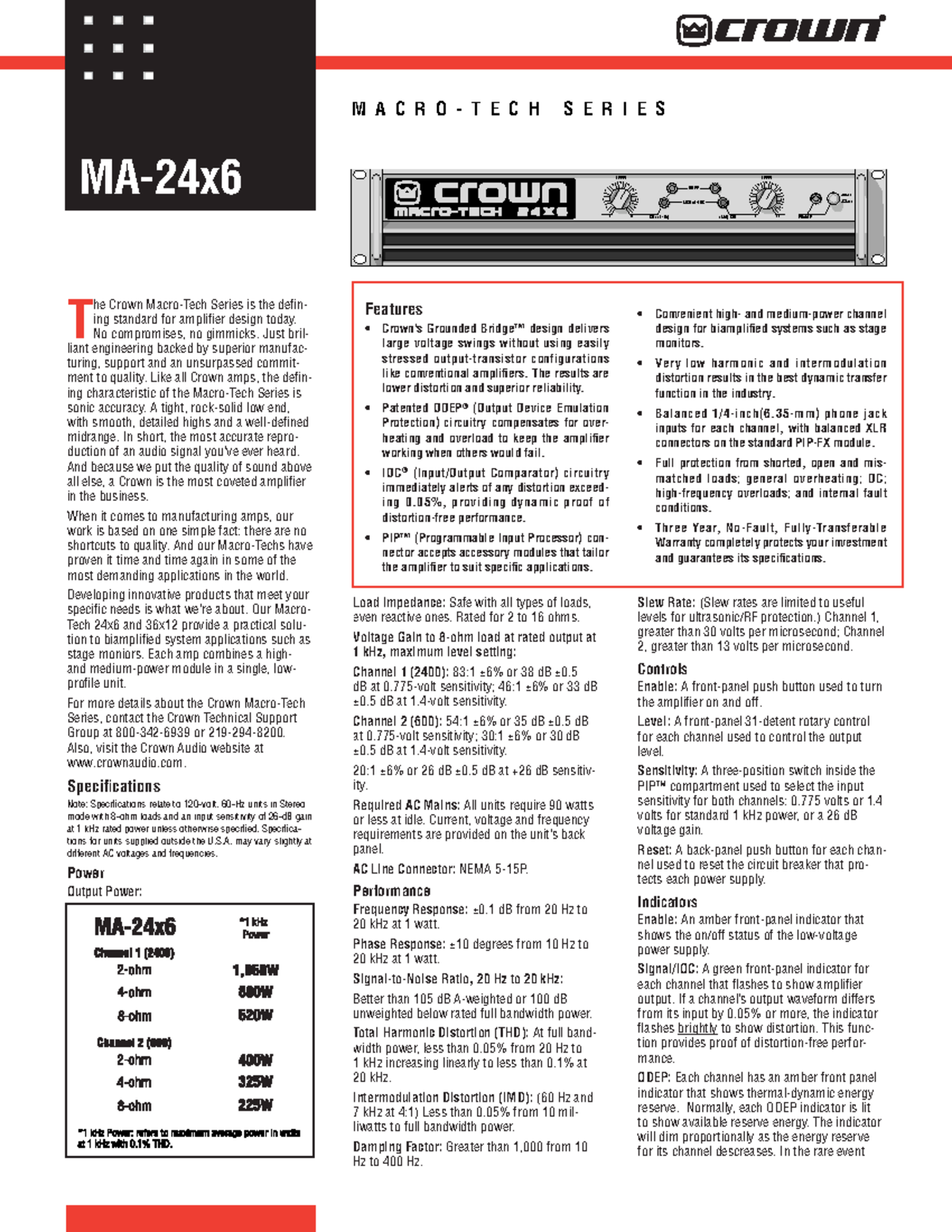 MA24x6-Datasheet-134167 - MA-24x M A C R O - T E C H S E R I E S T he ...