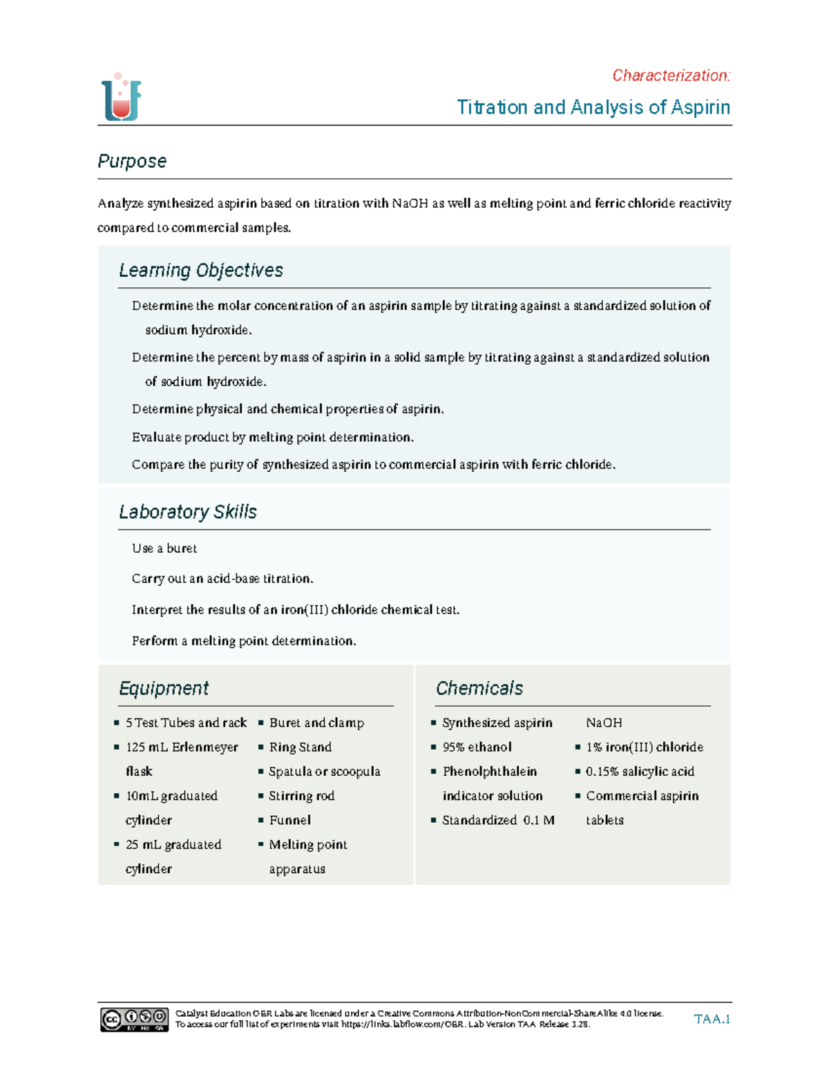 Lab week 12 - pre lab - Characterization: Titration and Analysis of ...