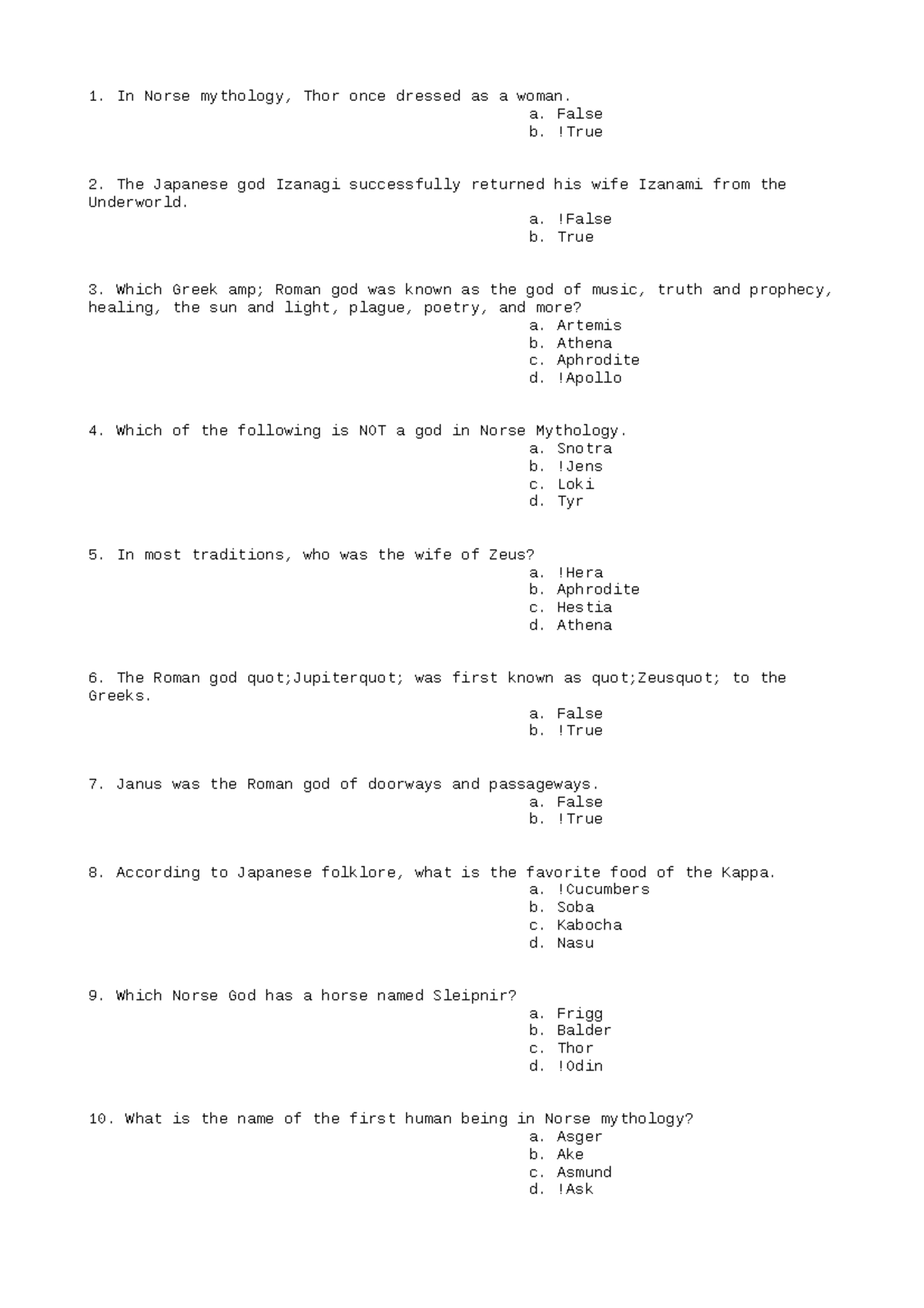 NURS101 Lesson Plan 7 - asdasdsa - In Norse mythology, Thor once ...