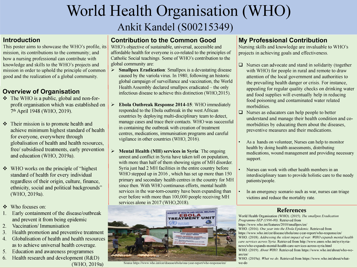 Poster Presentation pdf - World Health Organisation (WHO) Ankit Kandel ...