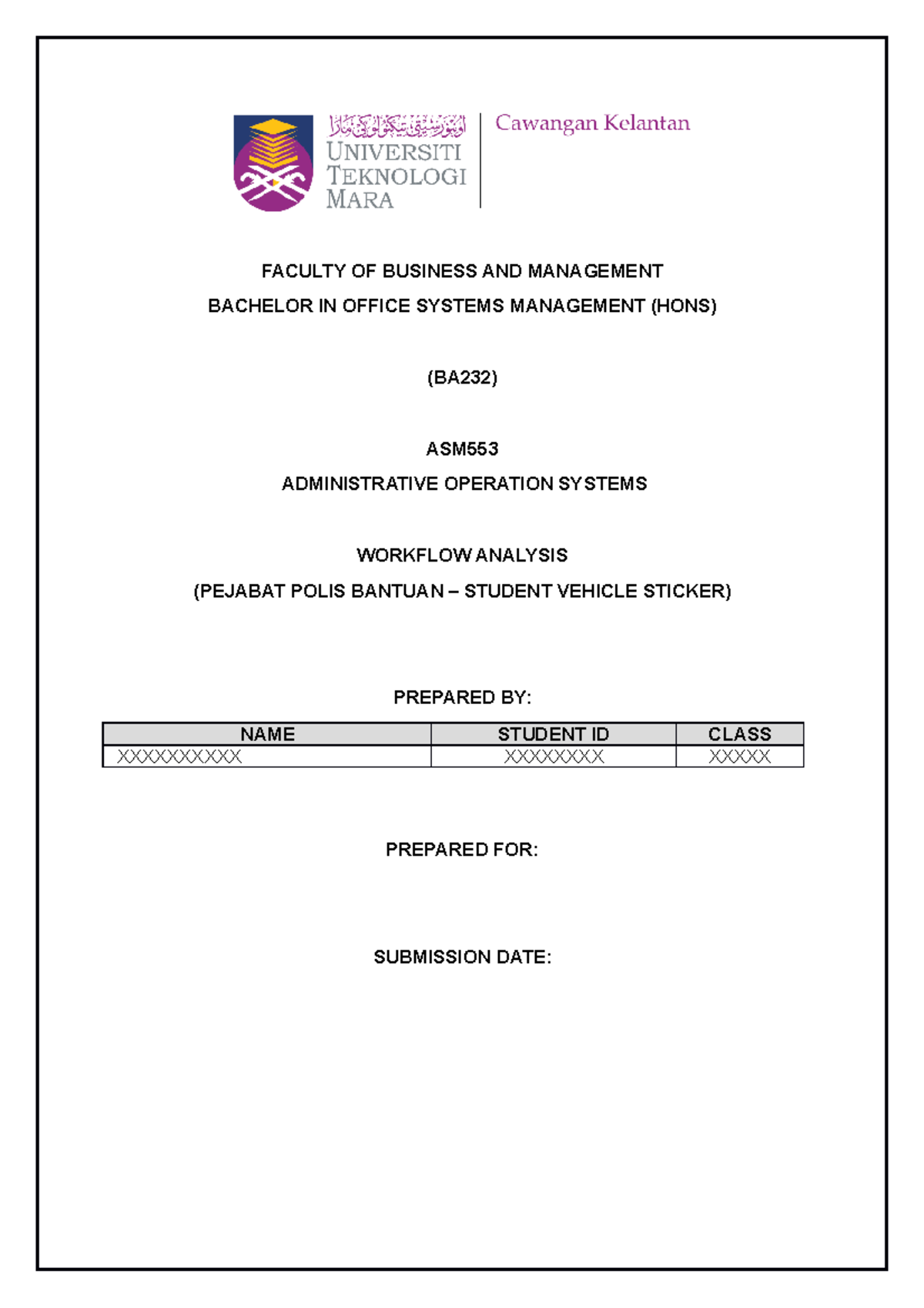 ASM 553 Workflow - This assignment for make research on how ...