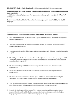 S1 Open Cloze Exercises and Answers - Read the following text. There are some words missing ...