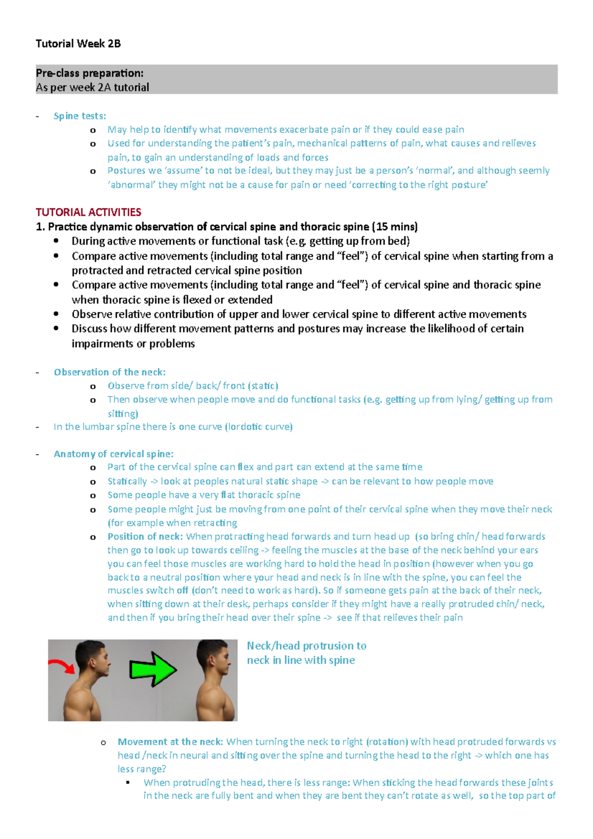 PHTY 8105 Week 2 tutorial 2 - Tutorial Week 2B Pre-class preparation: As per week 2A tutorial ...