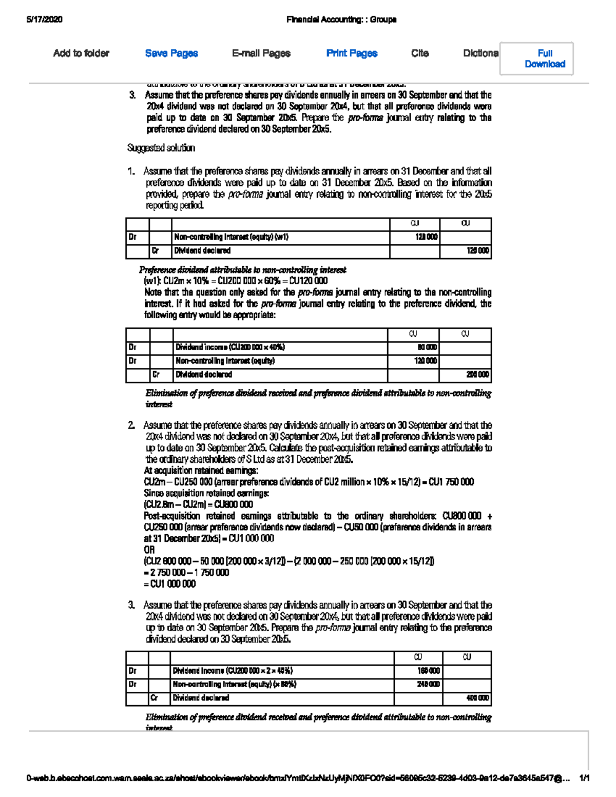 Solution scenario 1 - kllllll - ECF525E - Studocu