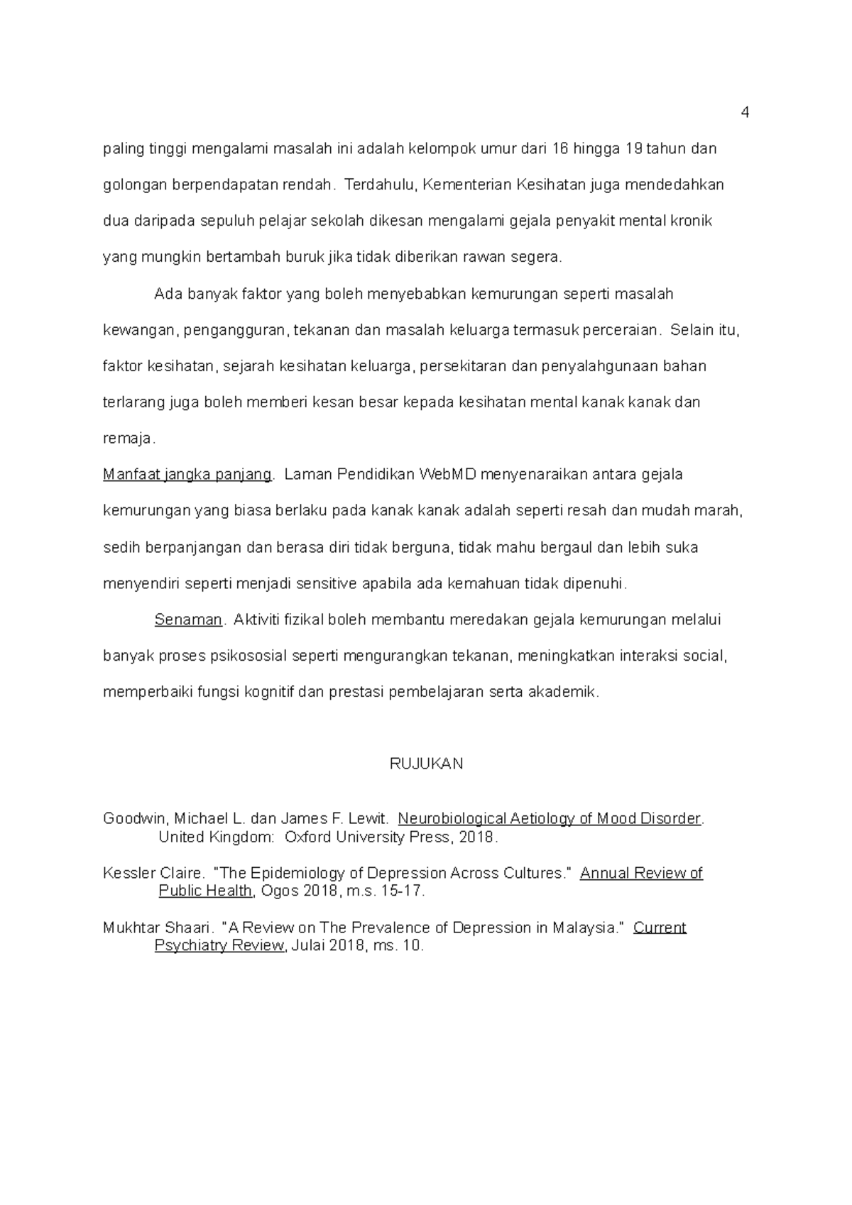 Unbound report practice - 4 paling tinggi mengalami masalah ini adalah kelompok umur dari 16 ...