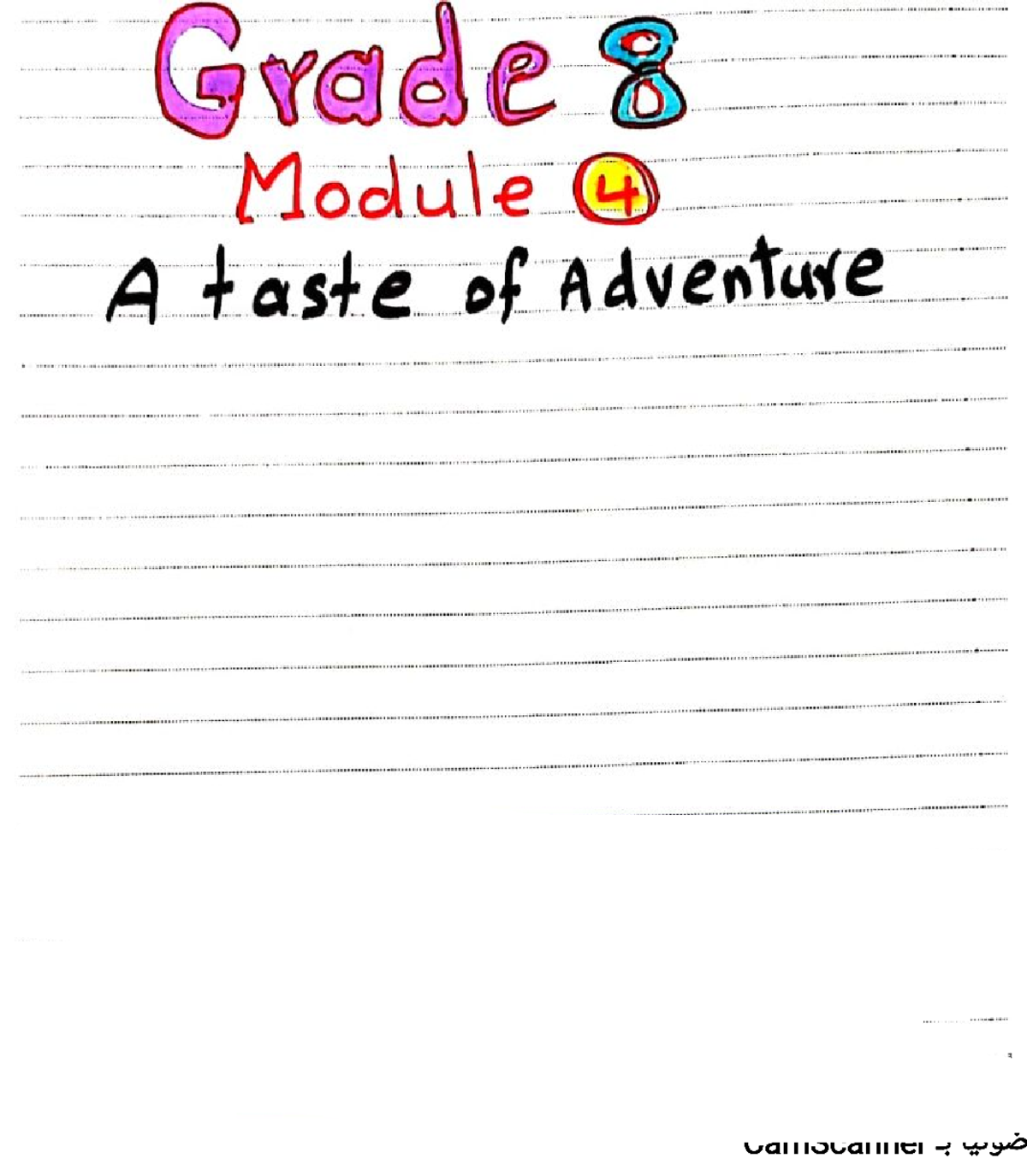 G 8 Mod. 4 - G 8 Mod. 4.pdf - Grade ON Module A taste of Adventure page 45 choose a holiday a ...