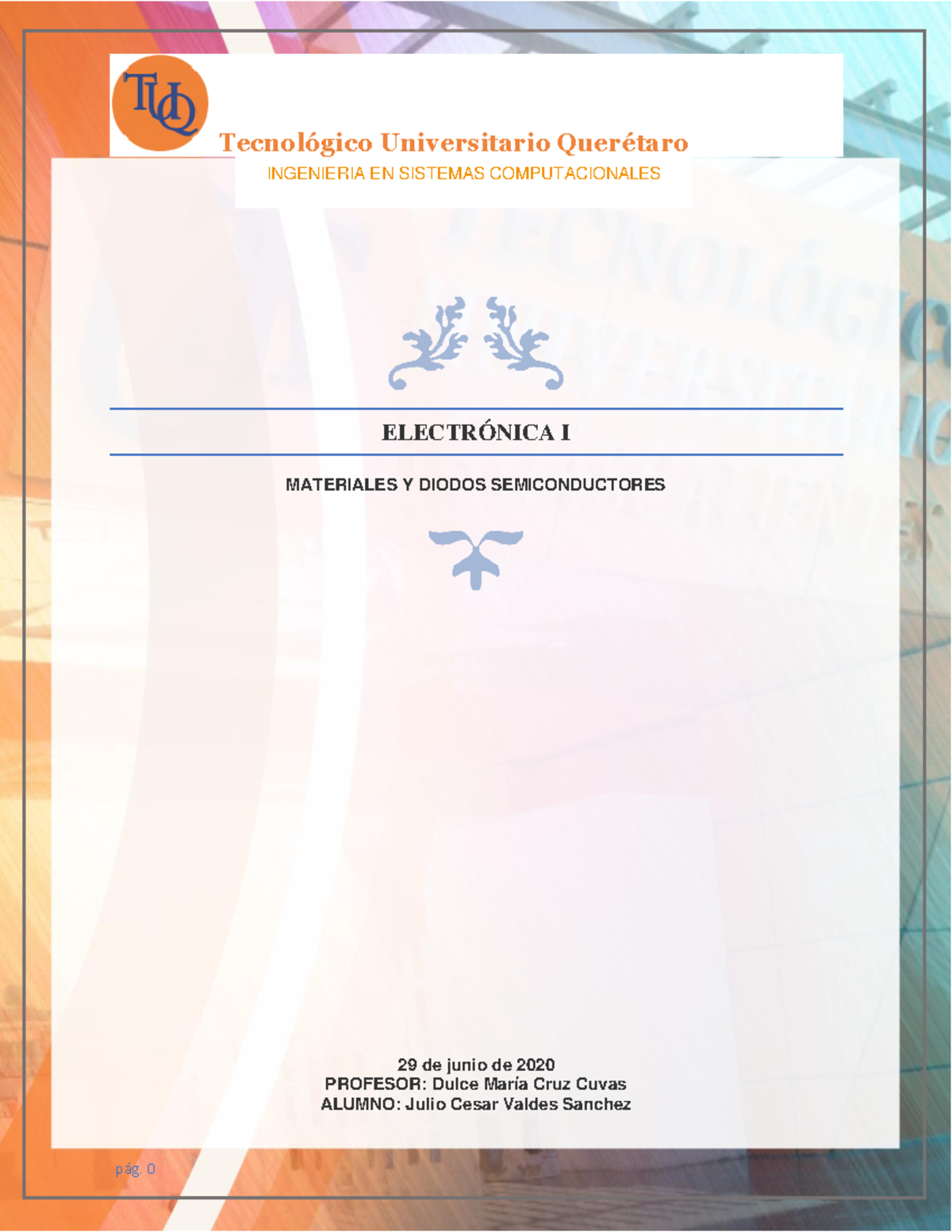 Semiconductores y diodos - Warning: TT: undefined function: 32 Tecnológico Universitario ...