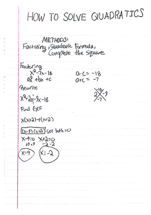 Unit Circle Calculations - Studocu