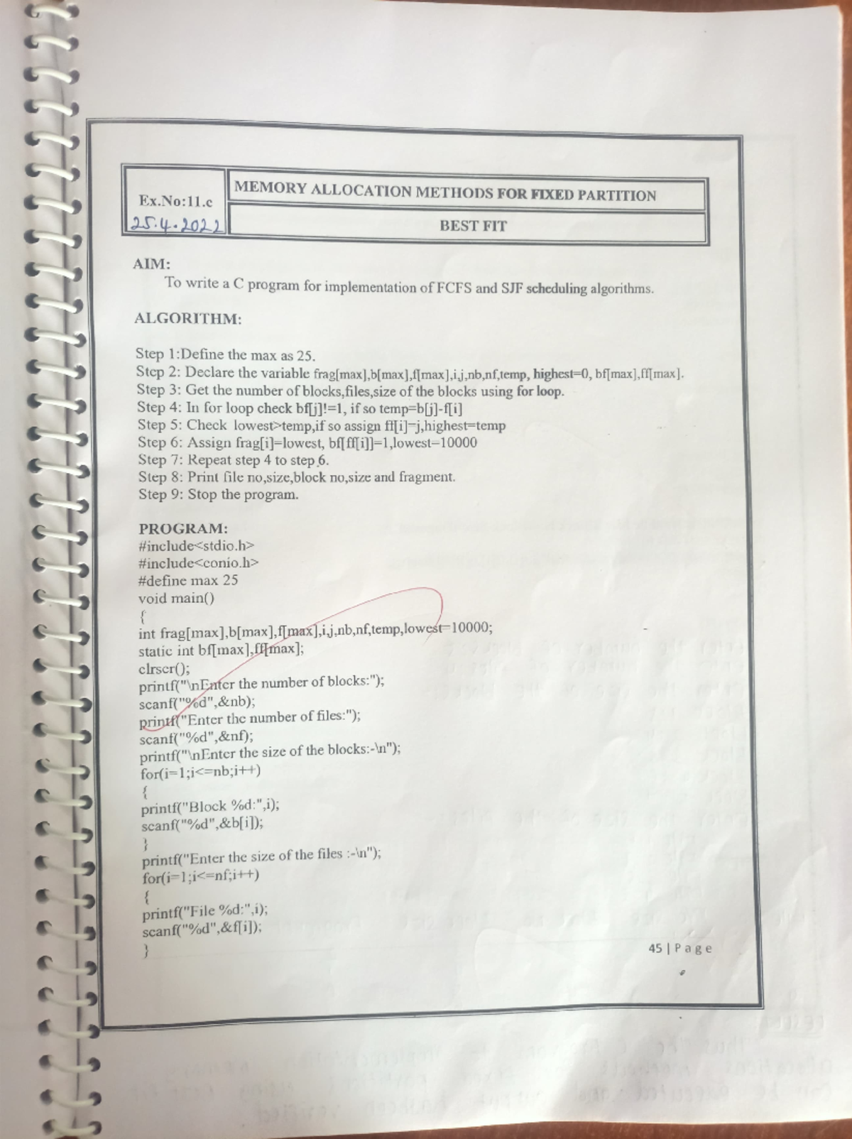 OS Lab remaining programs - Operating Systems - Studocu