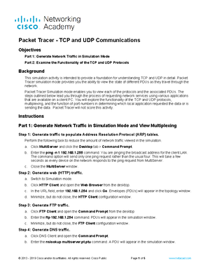 Midterm - ..... - Midterm - Building a Switch and Router Network CREATE THE FOLLOWING TOPOLOGY ...