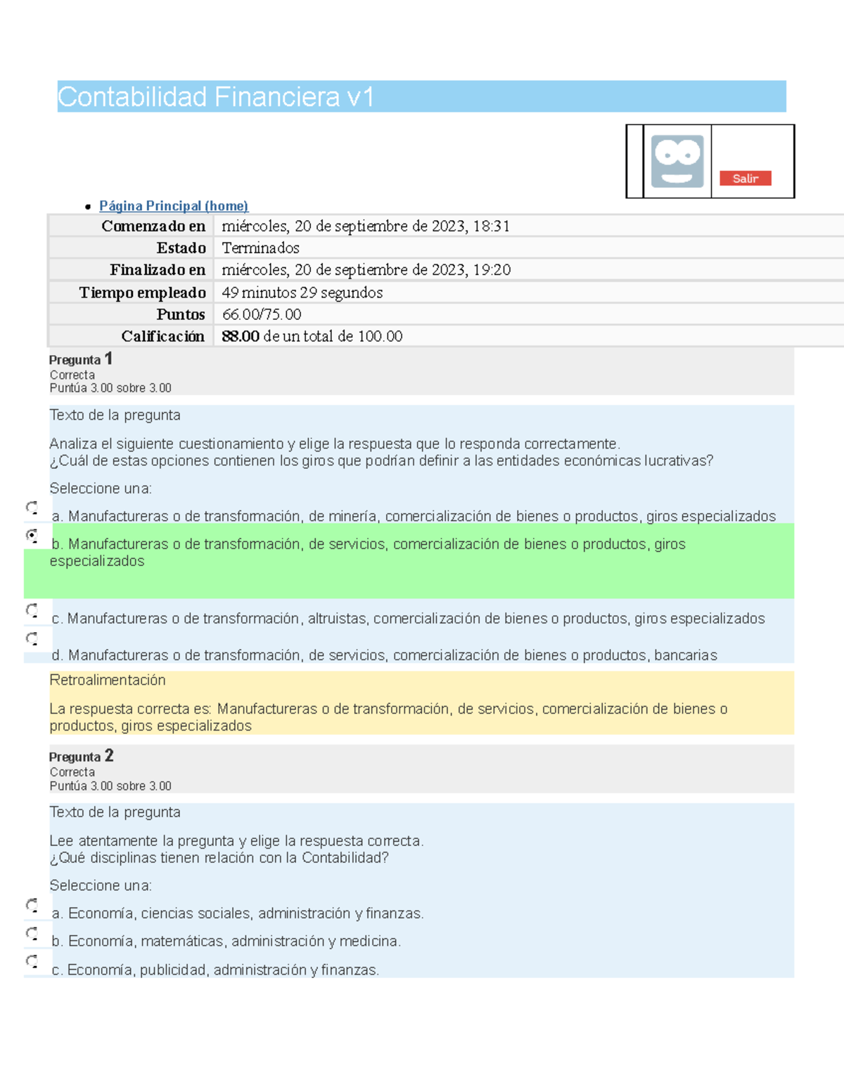 Examen final Contabilidad Financiera - Contabilidad Financiera v Angela 23014769 Página ...