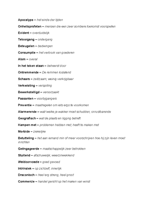 Nederlands fictiedossier opdracht 1 - PH 325 - Aquinas College - Studocu