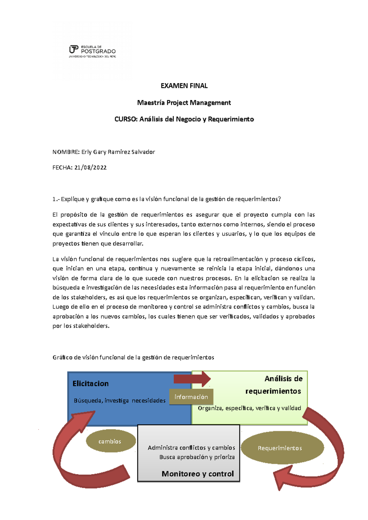 Examen Final ANR - fsfsd - EXAMEN FINAL Maestría Project Management ...