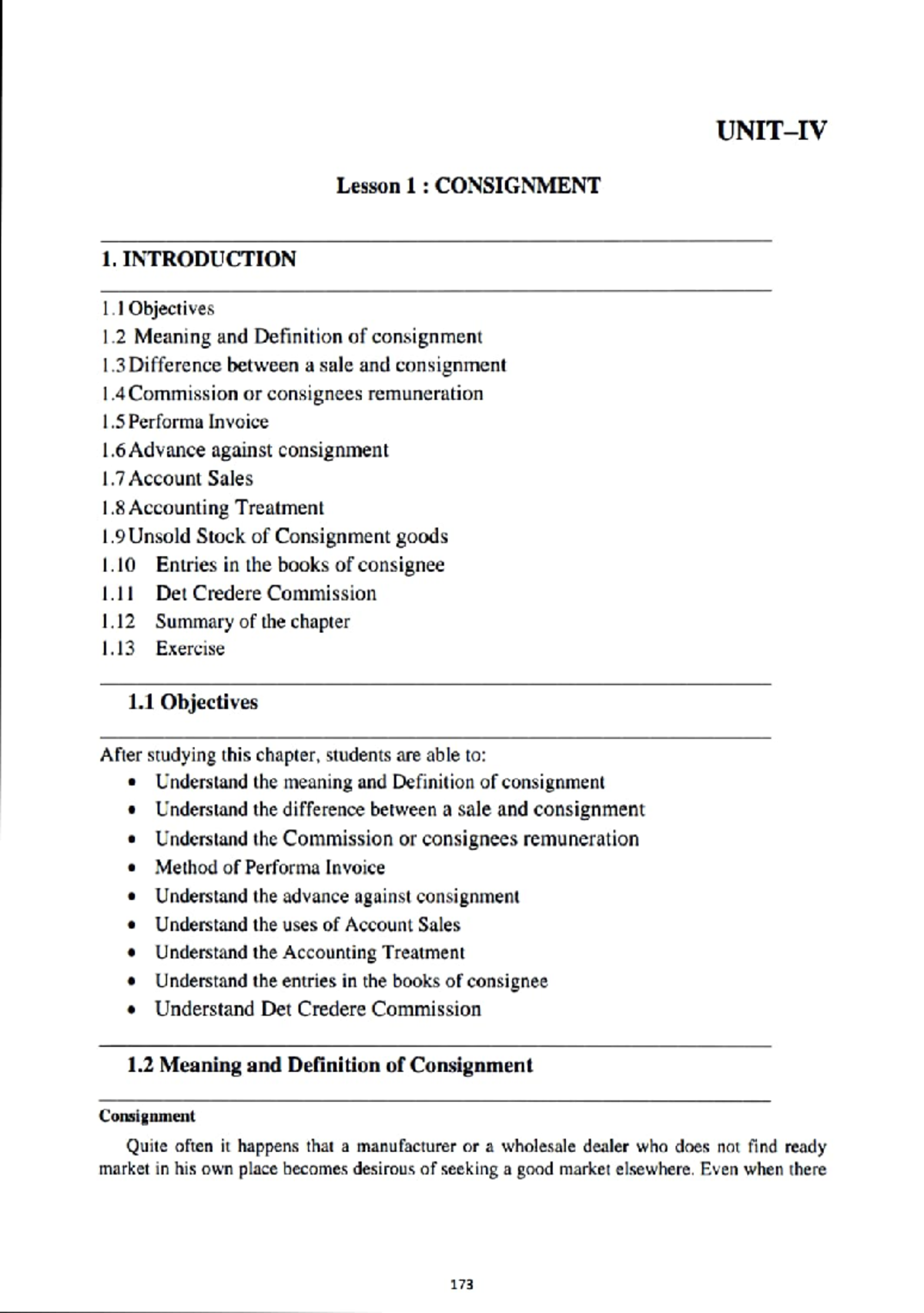 Consignment Accounts - jaiaja - Bachelor of law - Studocu