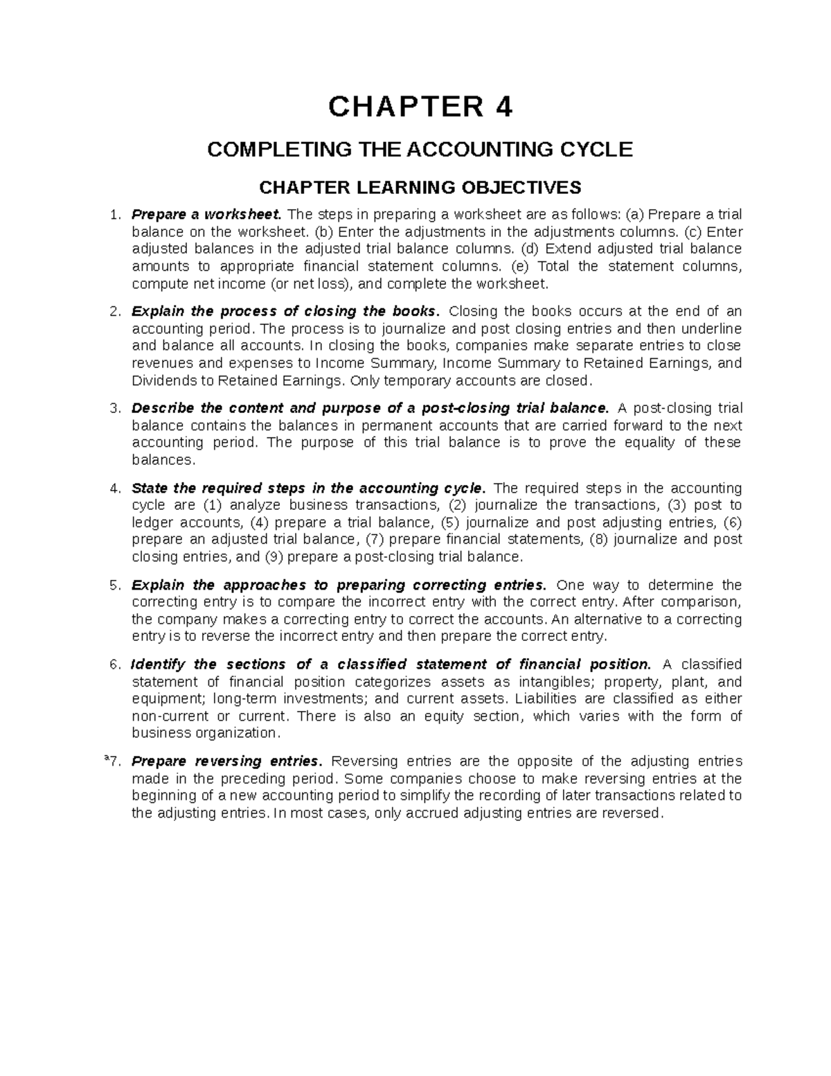 Accounting Chapter 4 Test , Accounting Chapter 4 Flashcards – HSGSDZ