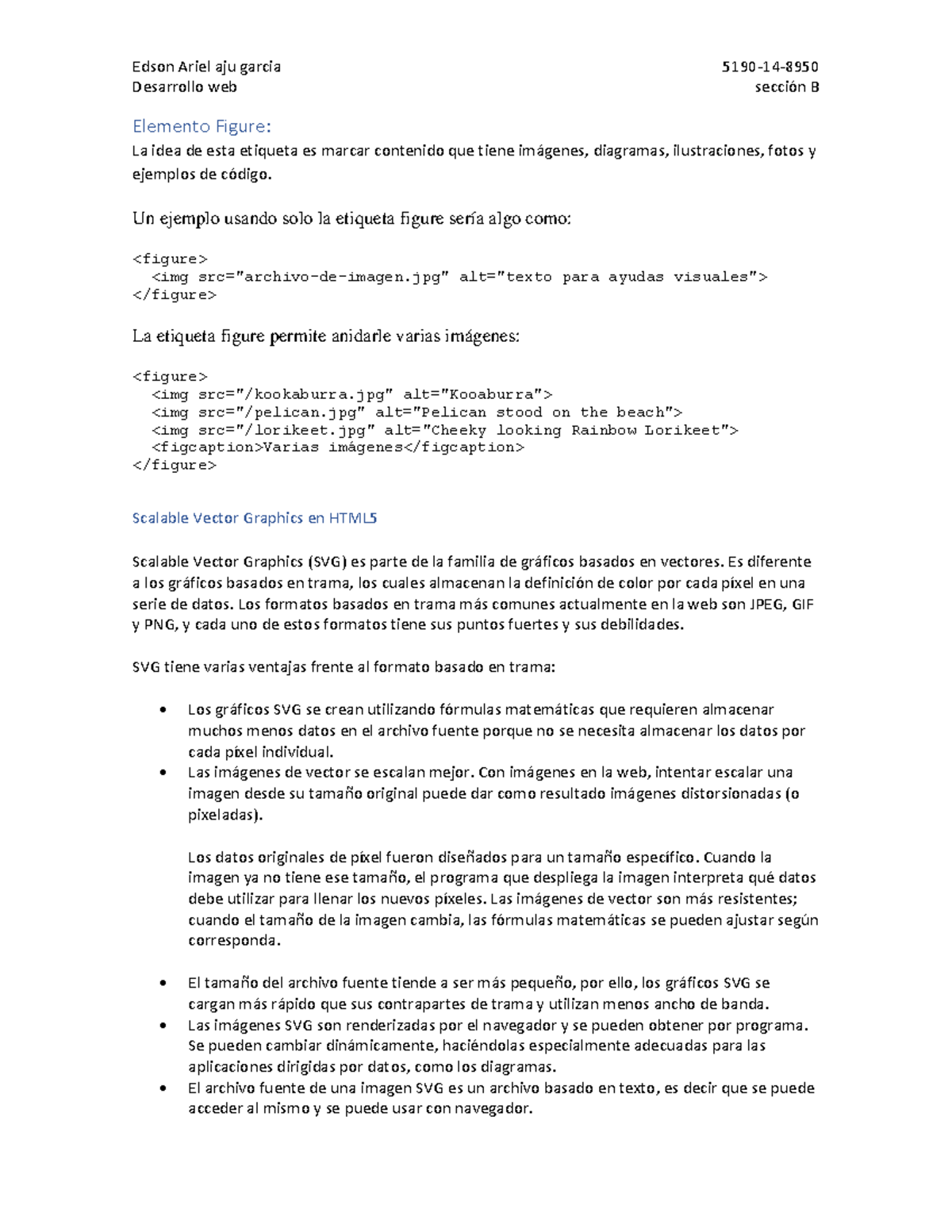 Tarea 1 seccion B 5190 14 8950 - Edson Ariel aju garcia 5190-14 ...