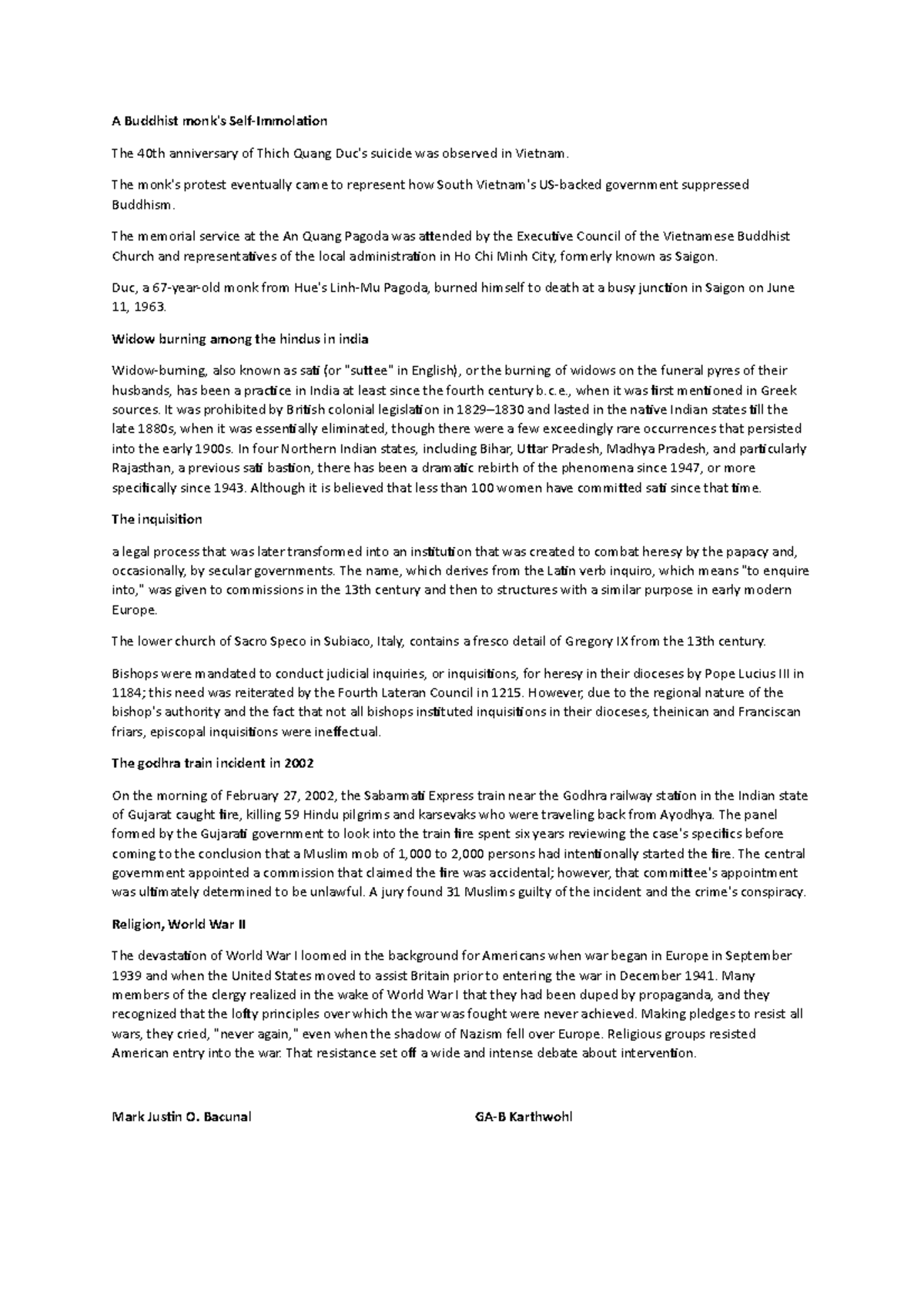 A-Buddhist-monk - notes - A Buddhist monk's Self-Immolation The 40th ...