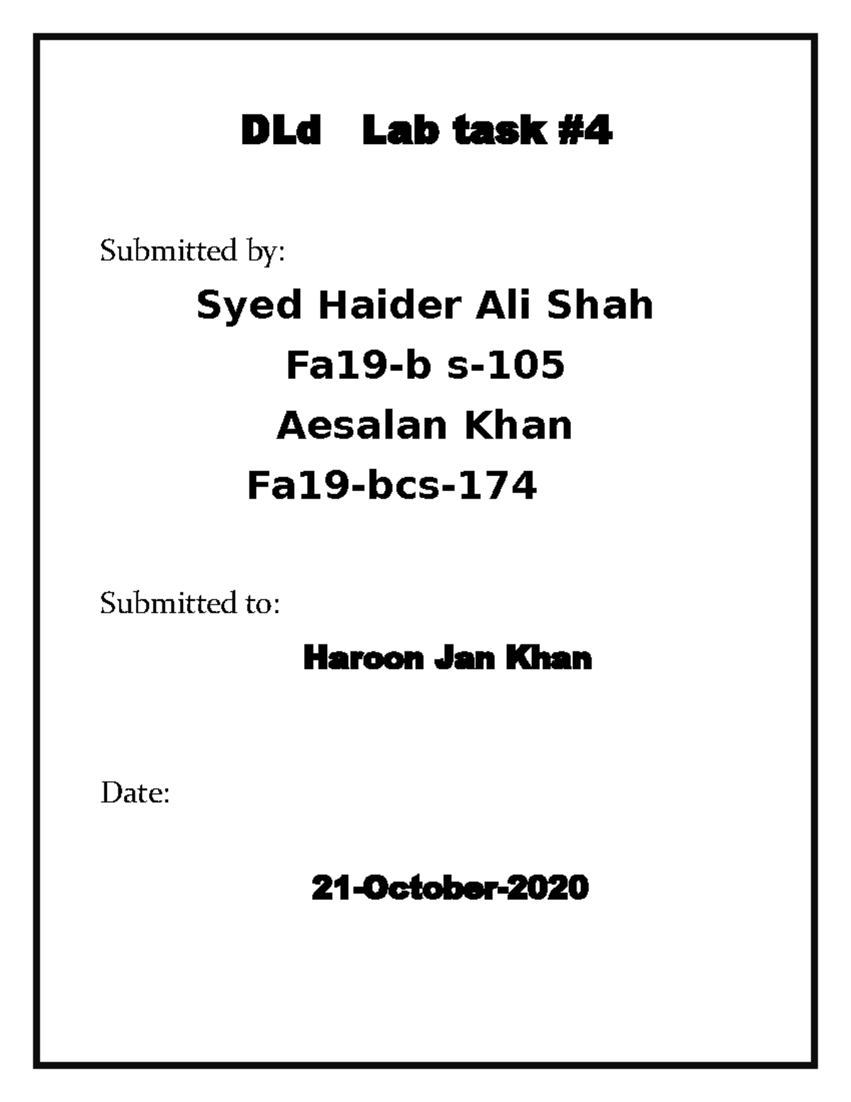 Logic Gates and truth table - Digital Logic Design - DLd Lab task # 4 ...