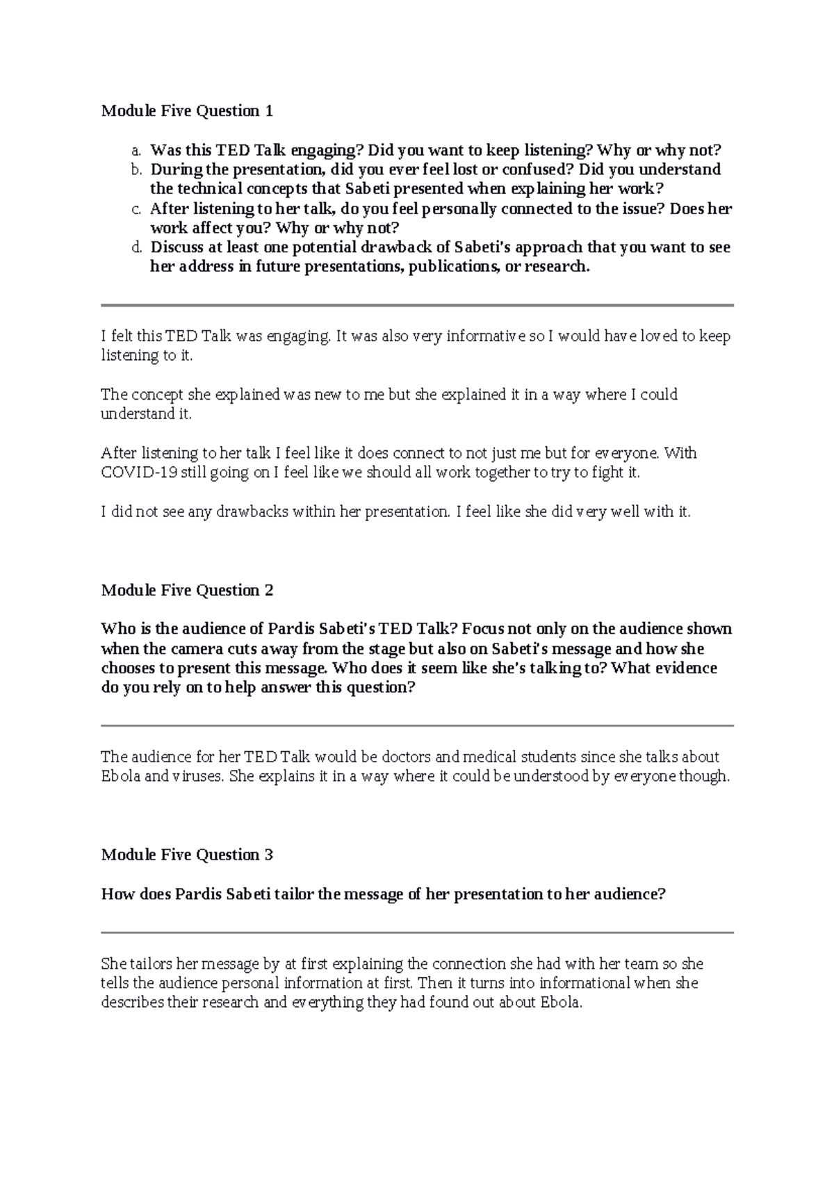 Applied Social Sciences Module Five Short Responses - Module Five ...