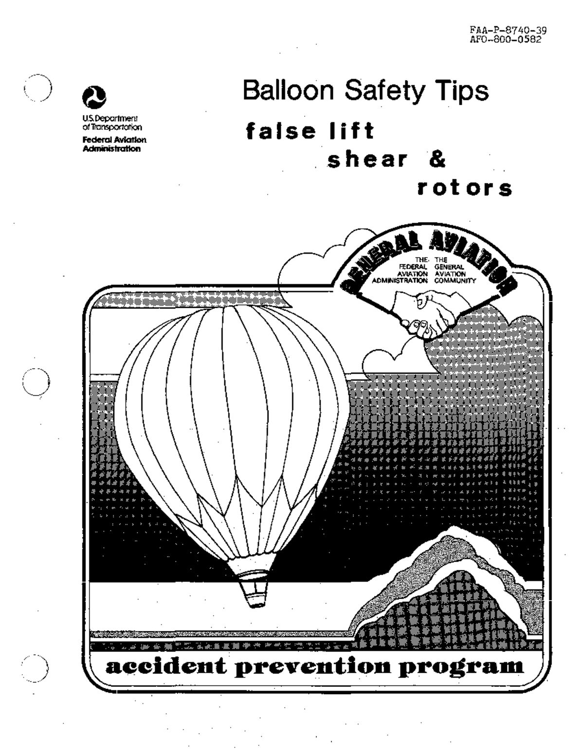 Balloon safety tips - note - CJ 0 0 US. Department ofTrtJnsportation ...