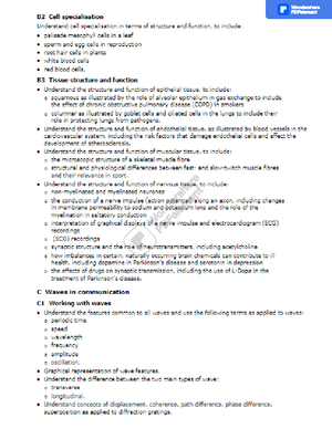 unit 5 btec exam applied science - A1 Relating Properties to Uses and ...