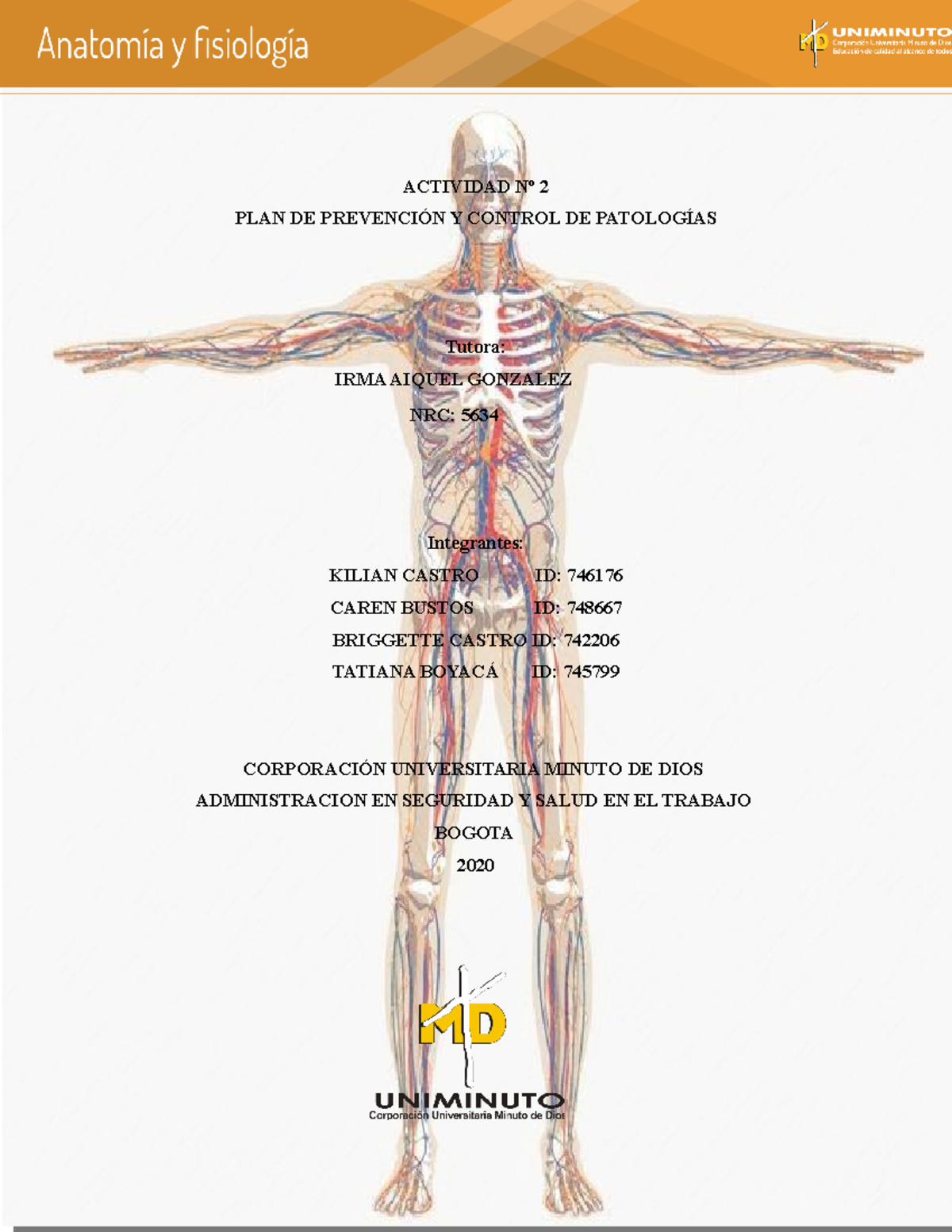 Actividad Nº 6 Anatomia y fisiologia - ACTIVIDAD Nº 2 PLAN DE ...