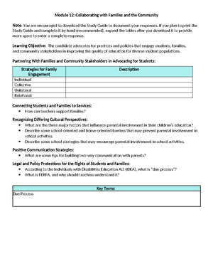 D096 d169 m10 study guide - Module 10: Applying Equity Pedagogy in Your ...