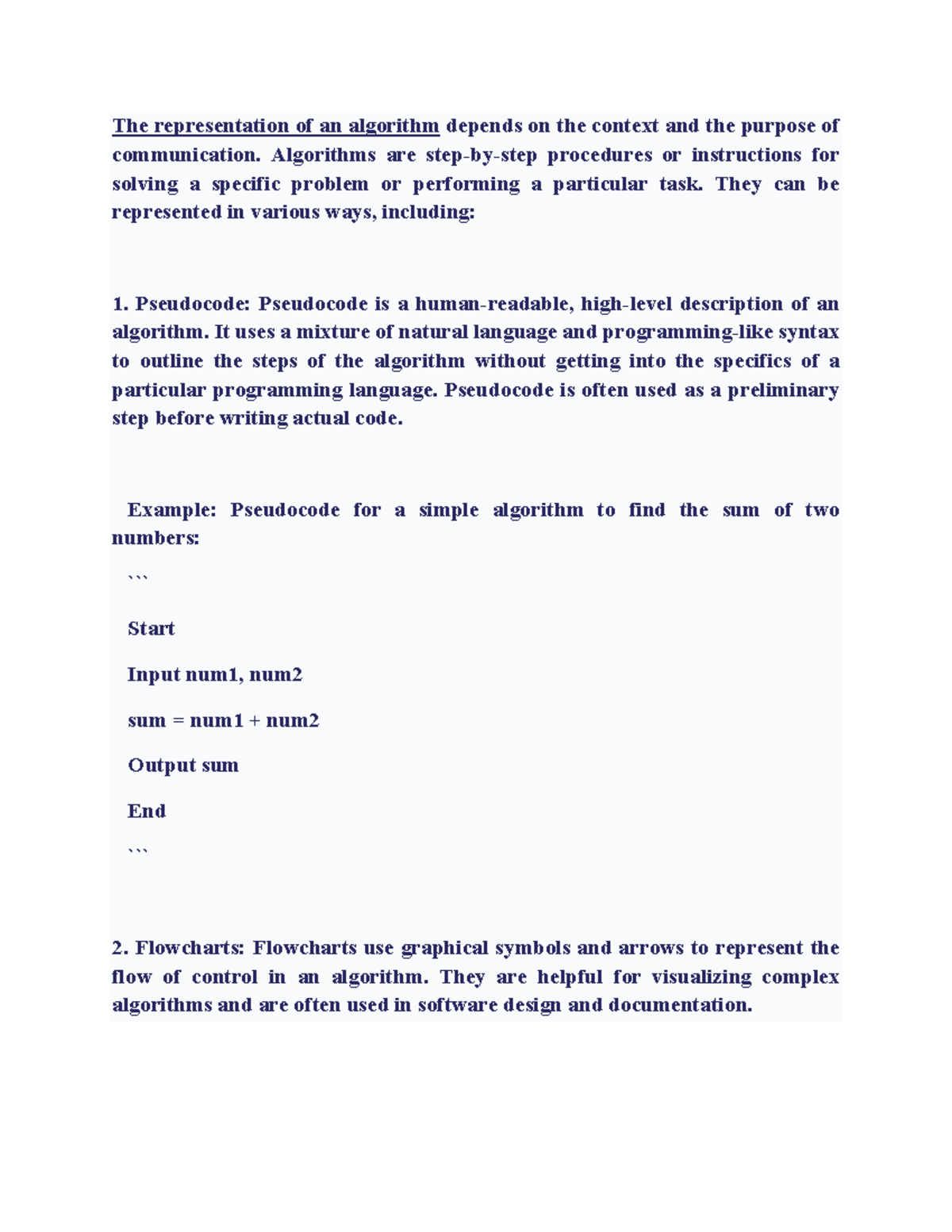 problem solving using programming.semester 1 - The representation of an ...