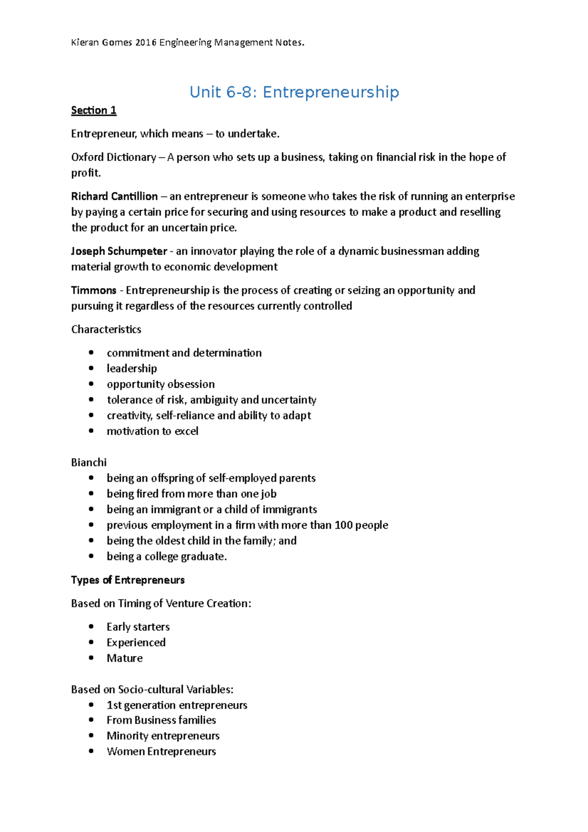 Engineering Management Full Knowledge Notes - Unit 6-8 ...