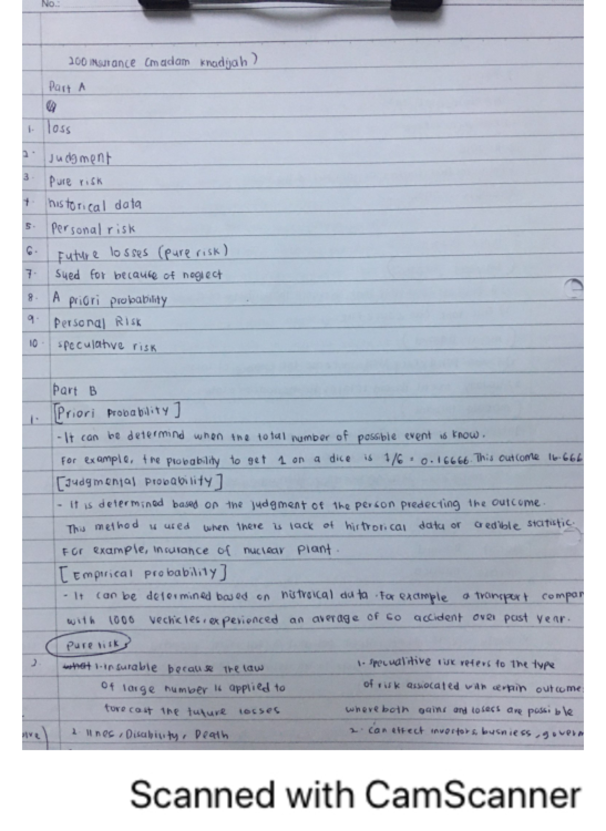 Insurance 200 chapter 1 - investment analysis - Studocu