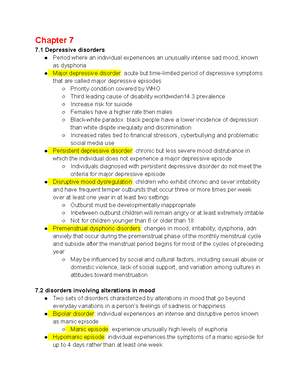 PSY 215 Anxiety Disorders Notes Part 2 - ANXIETY DISORDERS Separation ...