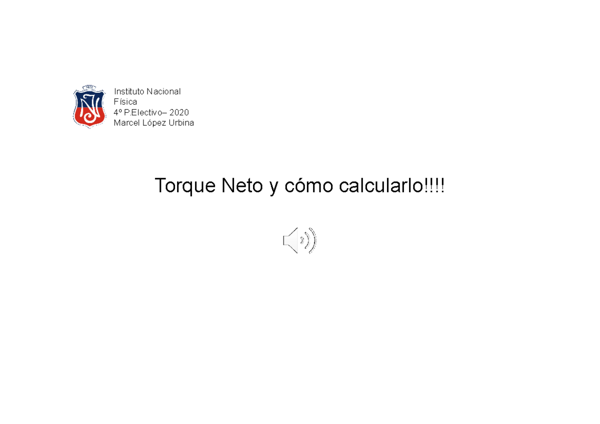 Rotación 2 - Taller sobre movimientos - Torque Neto y cómo calcularlo ...
