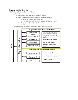 KIN 220 Lab Final Review - KIN 220 Lab Final Review Types of PA ...