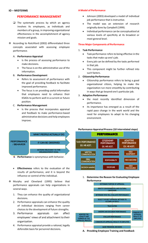 Leadership Handouts - Chapter 12 – Leadership I. Leader Emergence – a ...