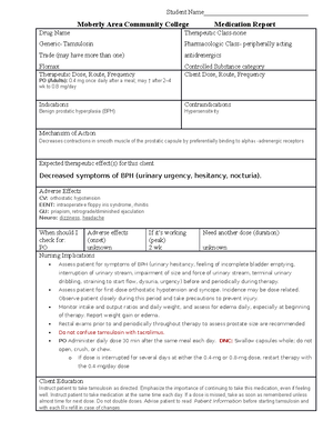 Dehydration concept map - Concept Mapping (10 points) Student name