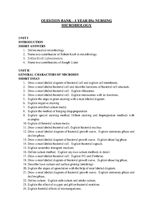 MSc Nursing Syllabus - Study process - Bsc nursing - RGUHS - Studocu