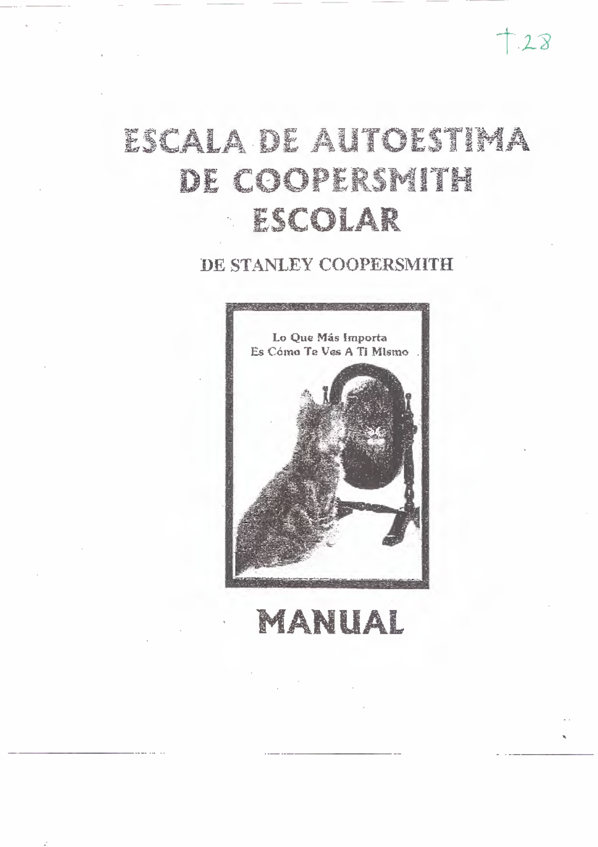 Coopersmith-manual-pdf - ESCALA - DE AUTOESTI E COOPERSMIT=- ESCOLA DE ...