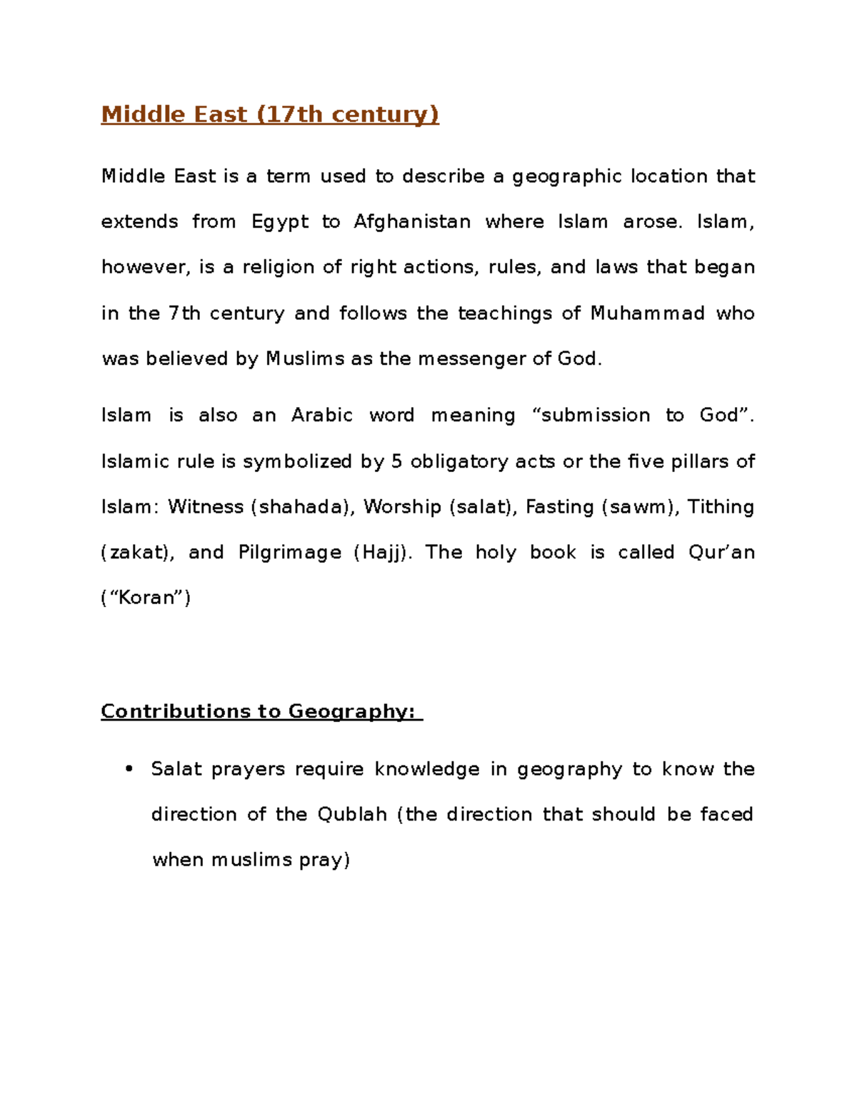 Middle East - Science, Technology, and Society - Middle East (17th ...
