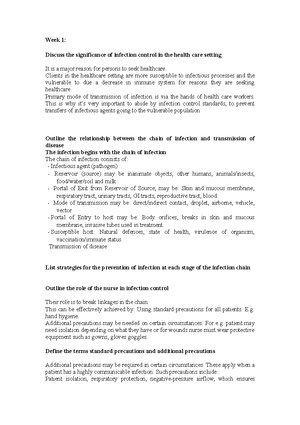 Example Case Study Report for nursing - NURBN 1017 Assessment task 3 ...