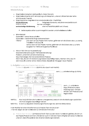 Market Based View mit Theorien - 2. Market Based View Die Grundlage der ...