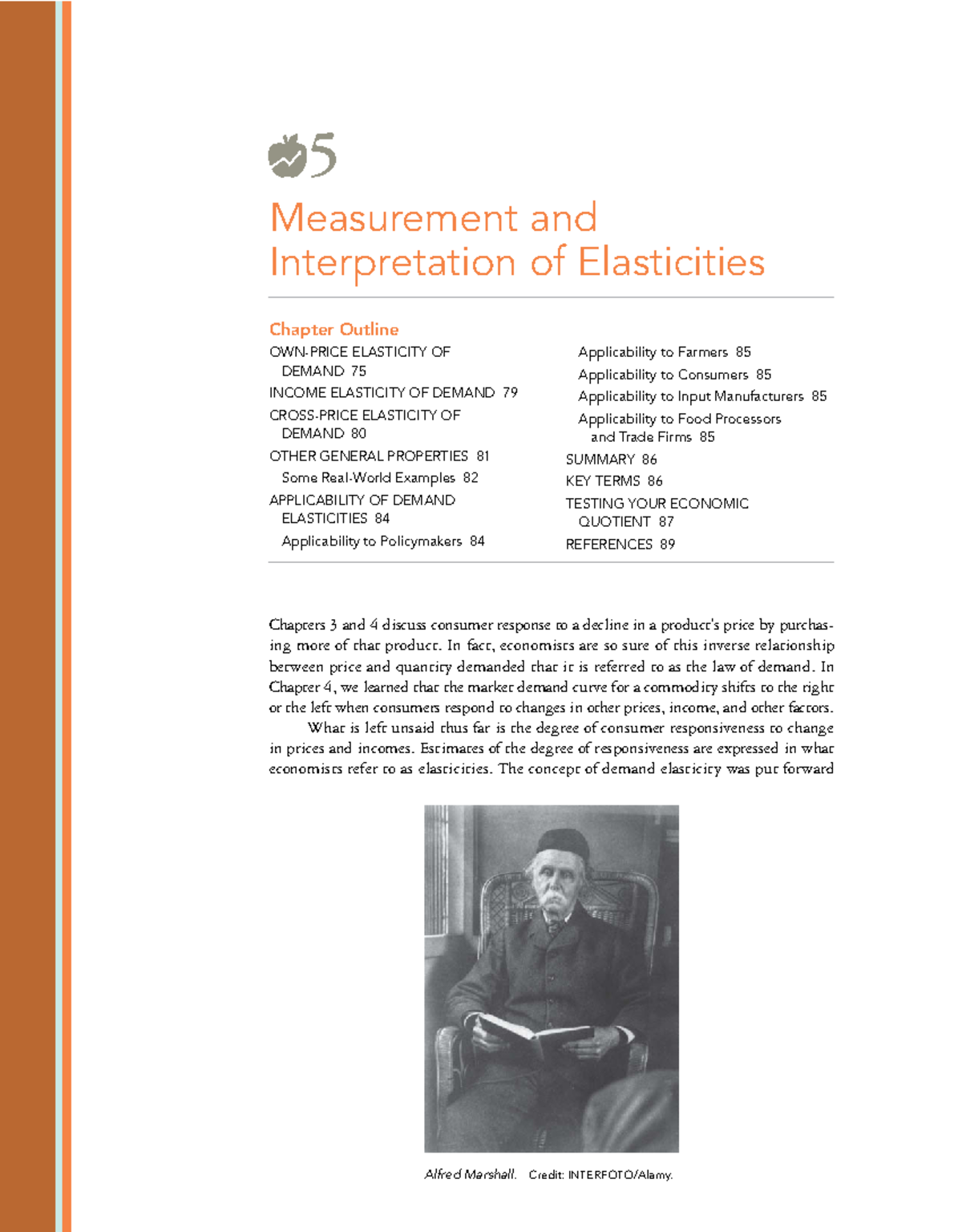 Ch5 - economics - Chapters 3 and 4 discuss consumer response to a decline in a product’s price ...