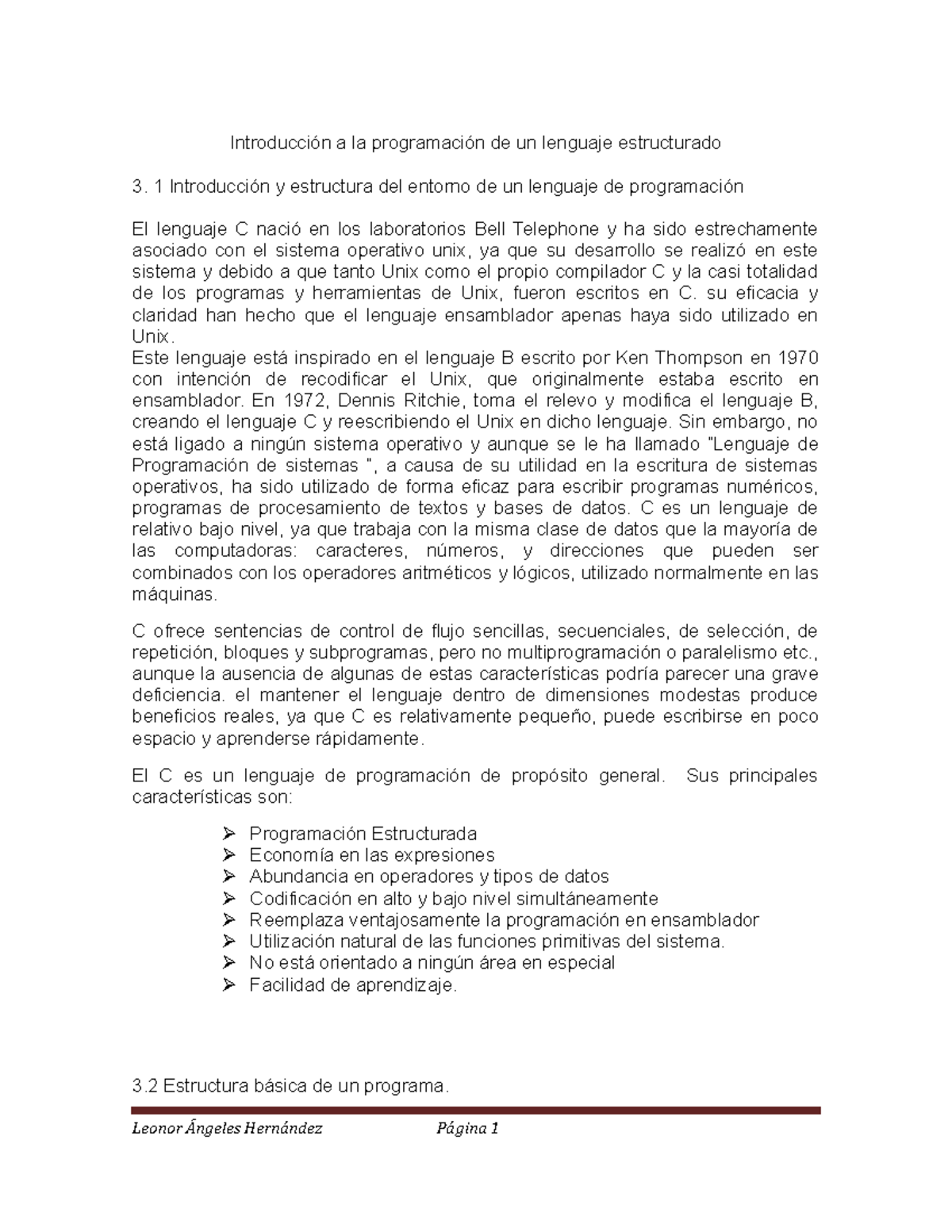 Apuntes Unidad III Algoritmos - Introducción a la programación de un ...